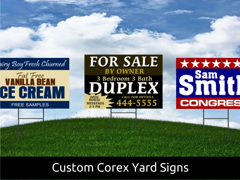 Category: Custom Yard Signs | Spokane Signs & Banners