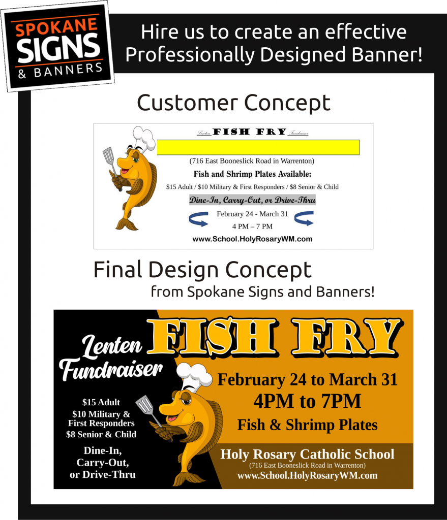Spokane Signs & Banners Affordable Graphic Design