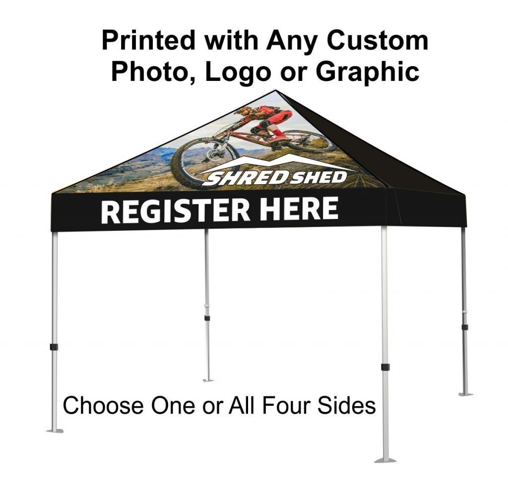 Trade-show Event Canopy Tent with Frame Custom Printed $749 Free Delivery!