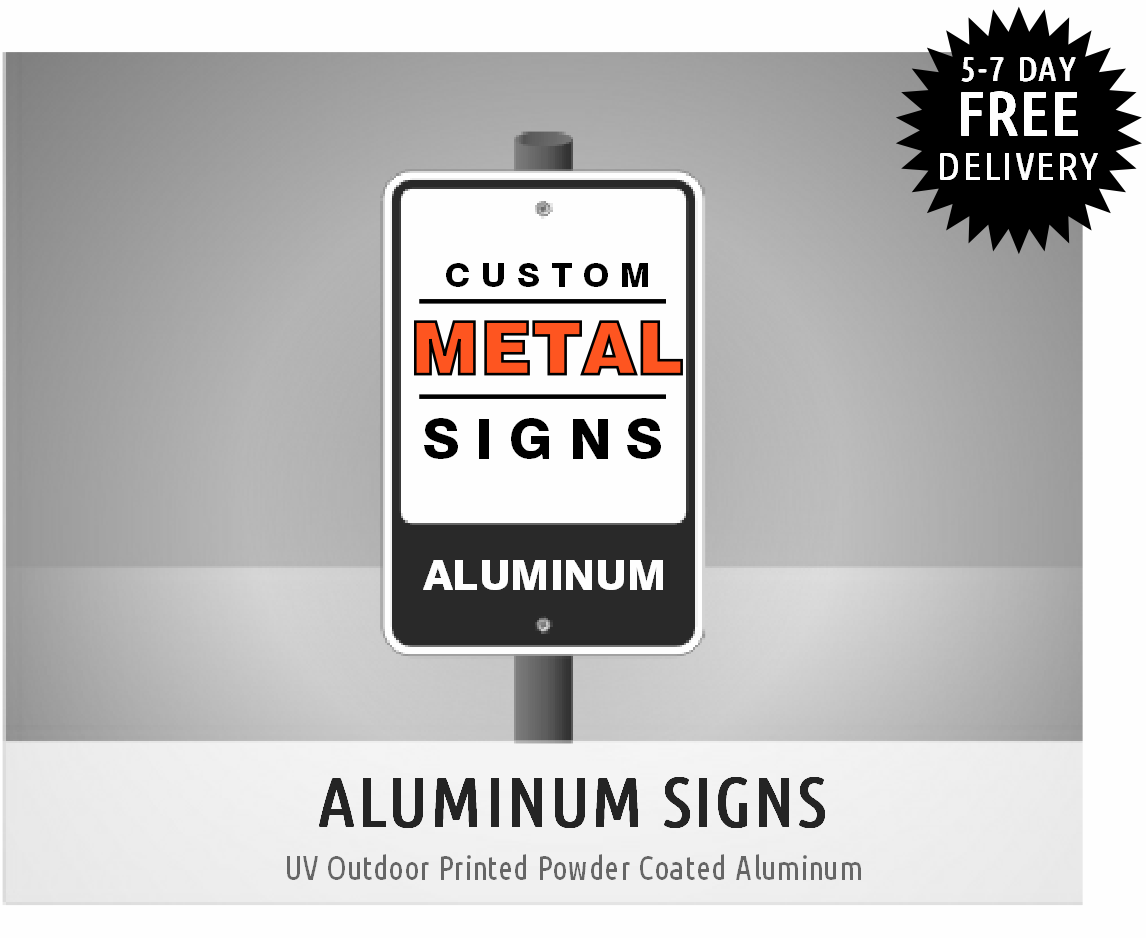 Category: Metal and Reflective Signs | Spokane Signs & Banners